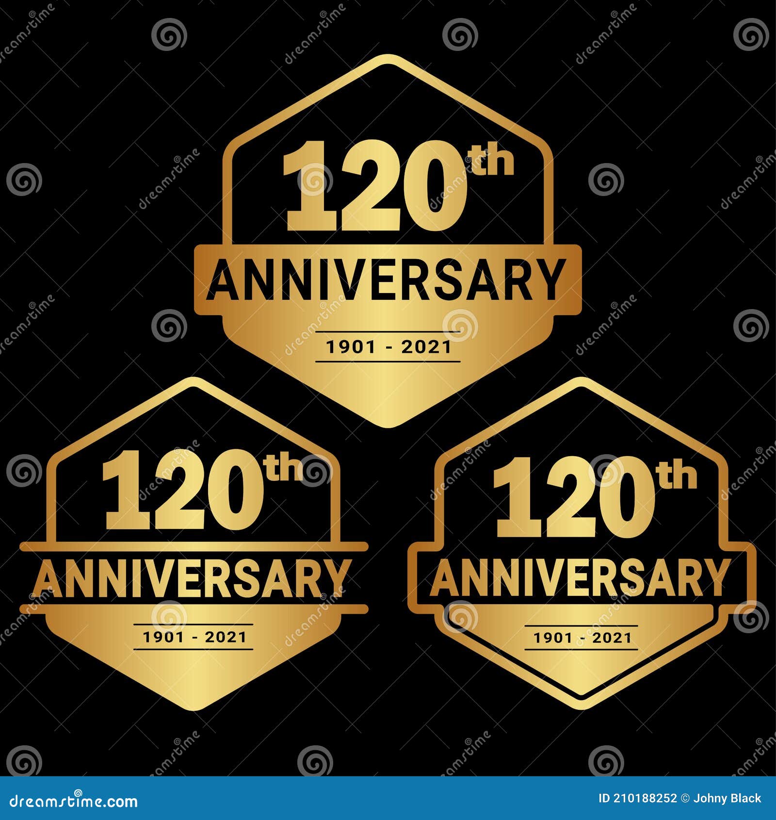120 Years Anniversary Celebration Logotype. 120th Anniversary Logo ...