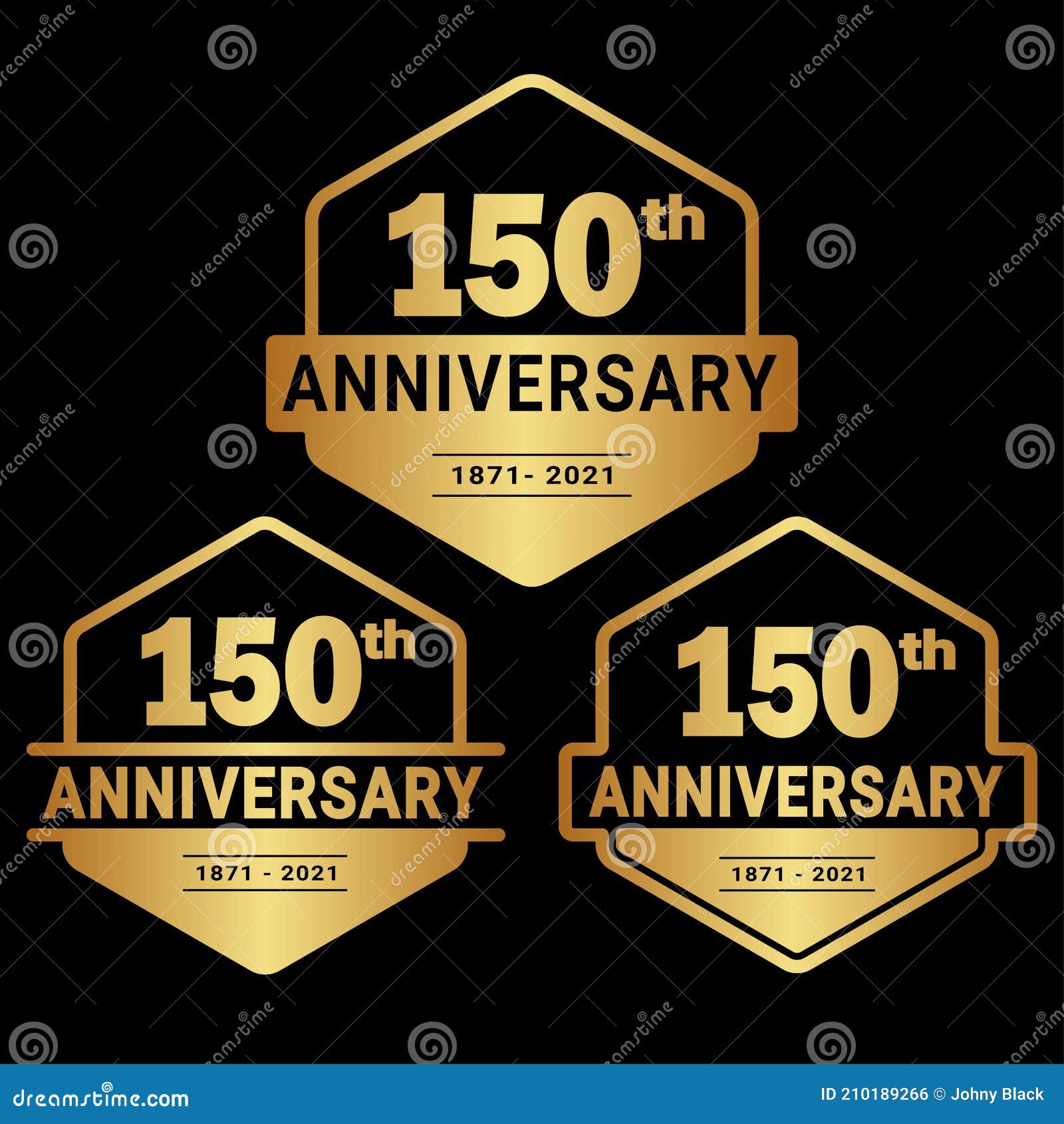 150 Years Anniversary Celebration Logotype. 150th Anniversary Logo ...