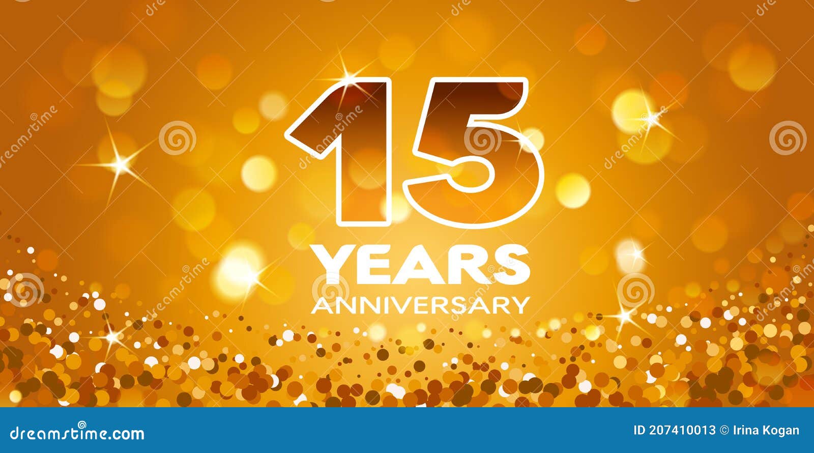 15 Years Anniversary Vector Icon, Logo. Graphic Design Element with ...