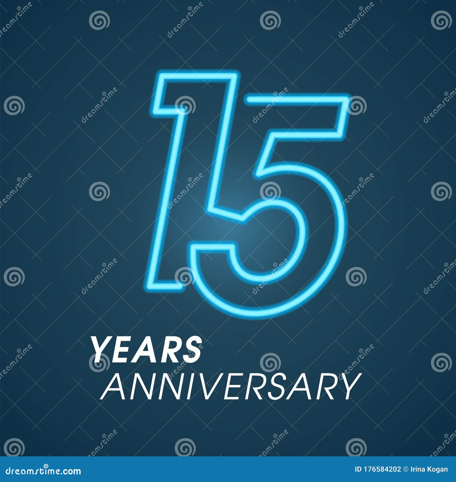 15 Years Anniversary Vector Logo, Icon. Graphic Design Element with ...