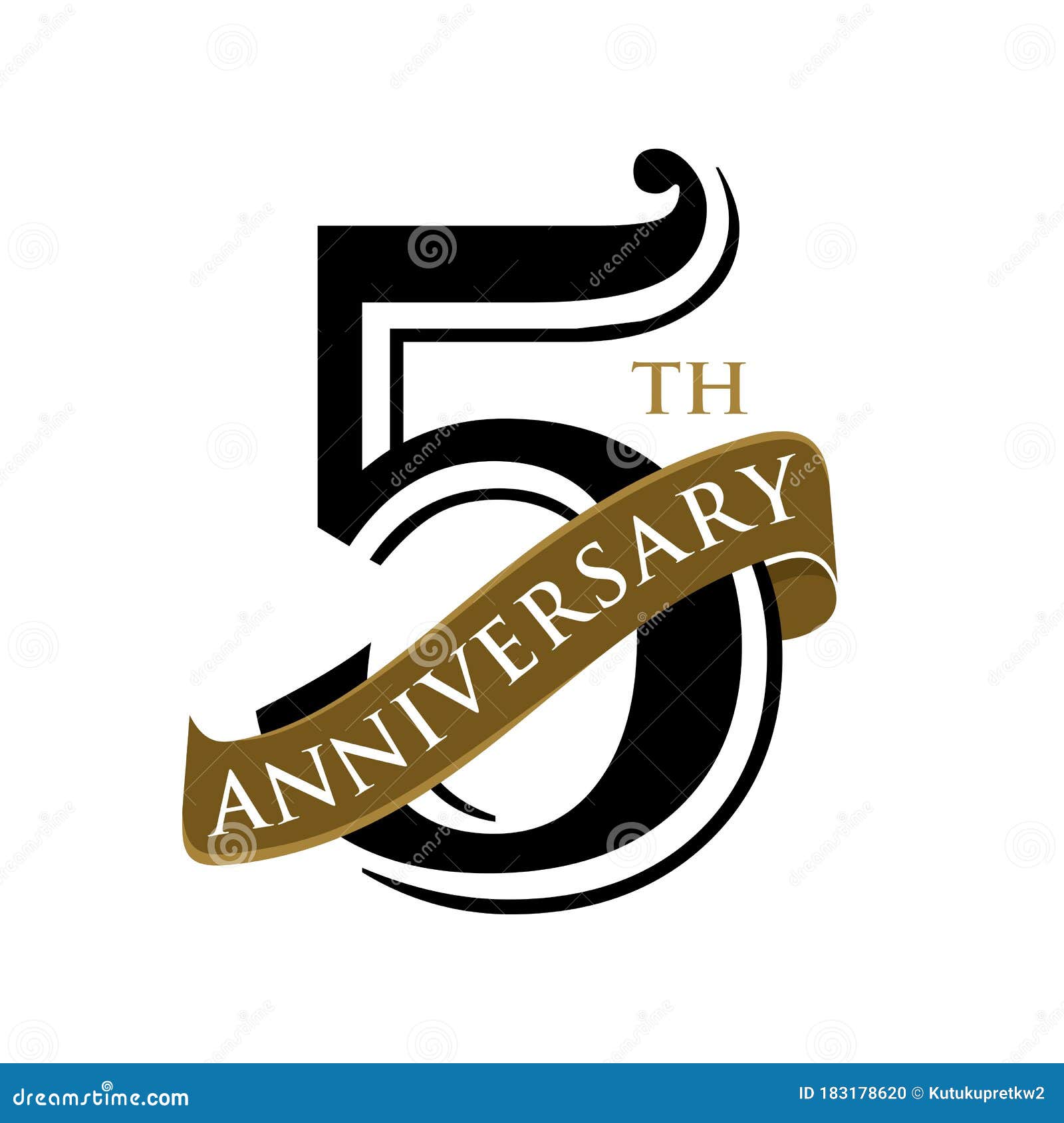 5 Years Anniversary Vector Template Illustration Design. Vector EPS 10 ...