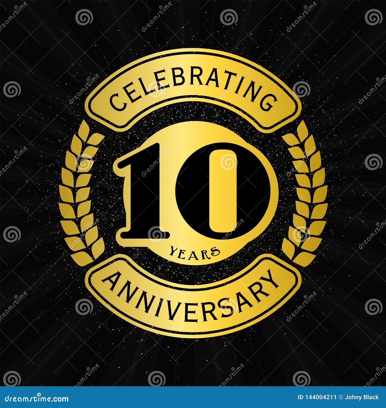 10 Years Celebrating Anniversary Design Template. 10th Logo. Vector and ... 10 Years Celebrating Anniversary Design Template. 10th Logo. Vector and ...