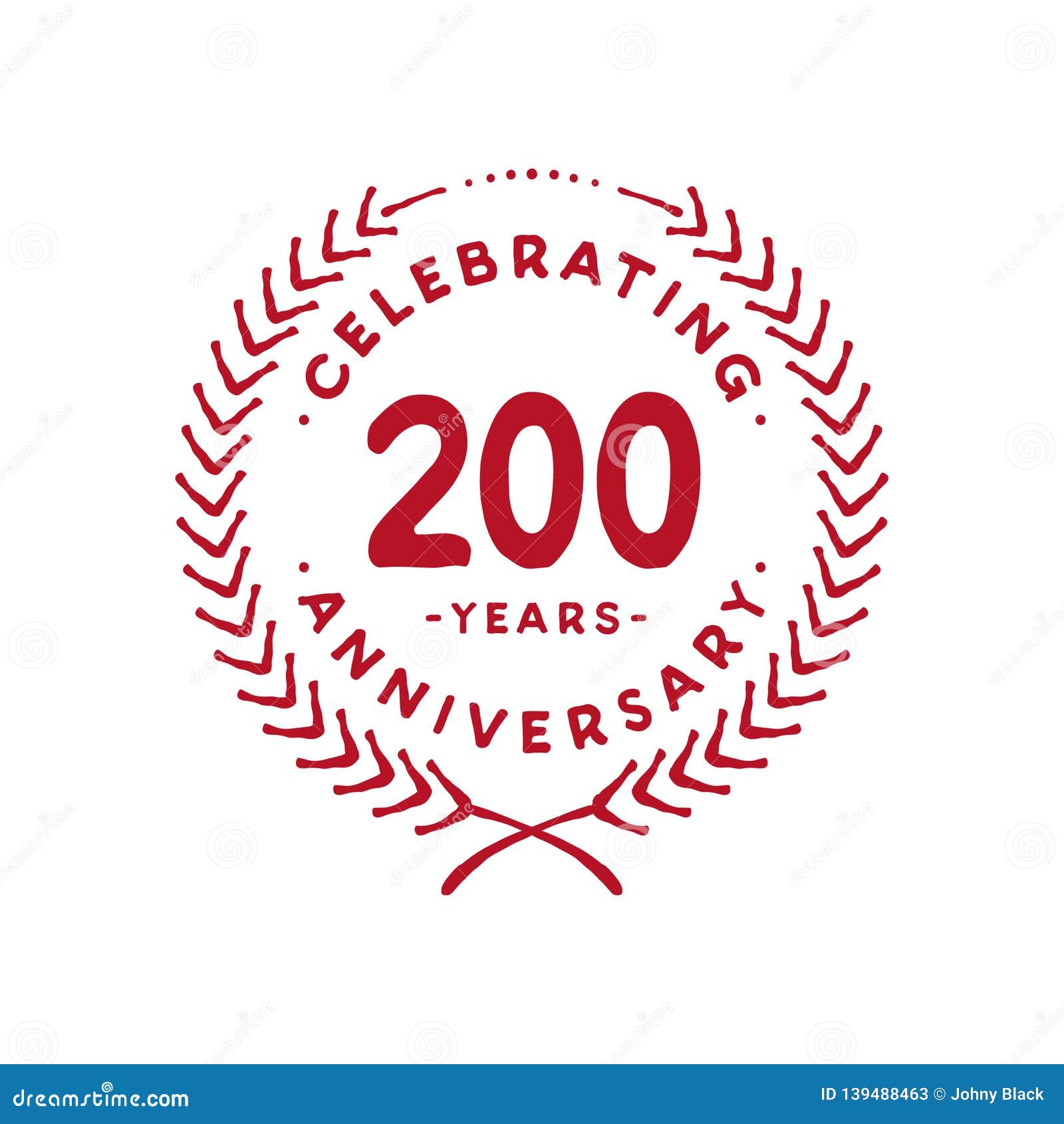 200 Years Design Template. 200th Vector and Illustration Stock Vector ...