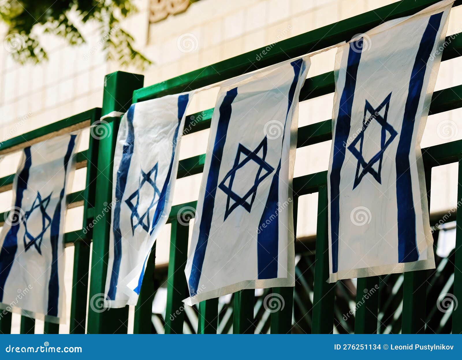 75 Years since the Founding of the State of Israel. Flag of Israel ...