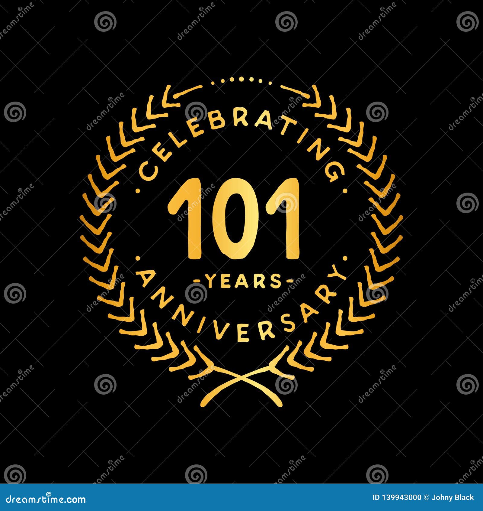 101 Years Design Template. 101st Vector and Illustration Stock Vector ...