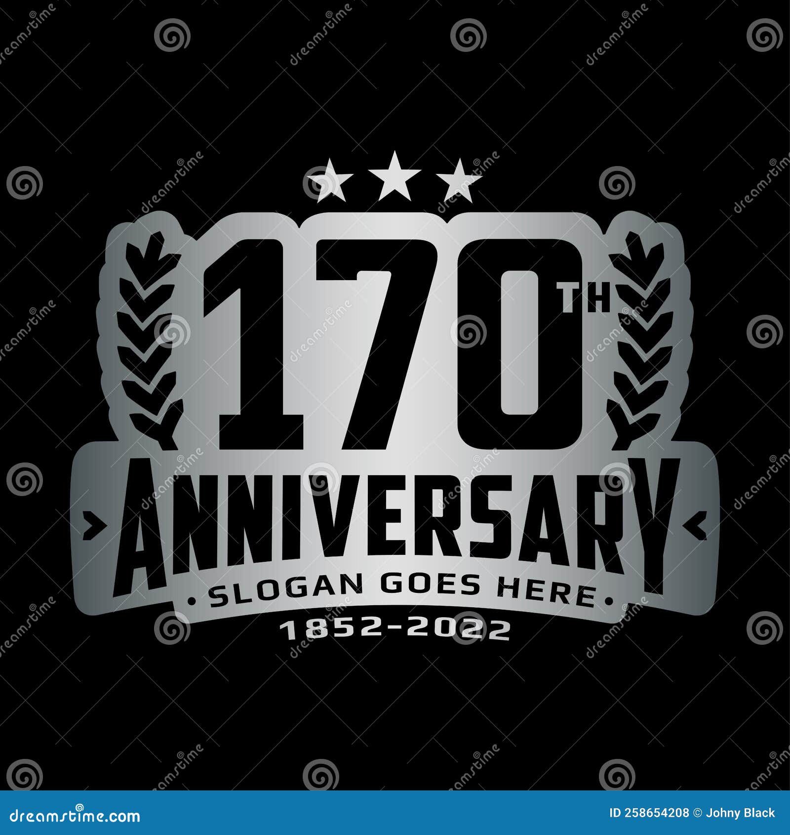 170 Years Anniversary Logo Design Template. 170th Anniversary ...