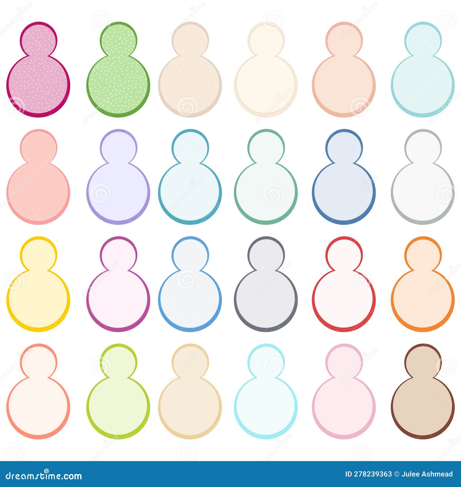 Budding Yeast Vector Illustration Graphic Template Set Stock Vector ...