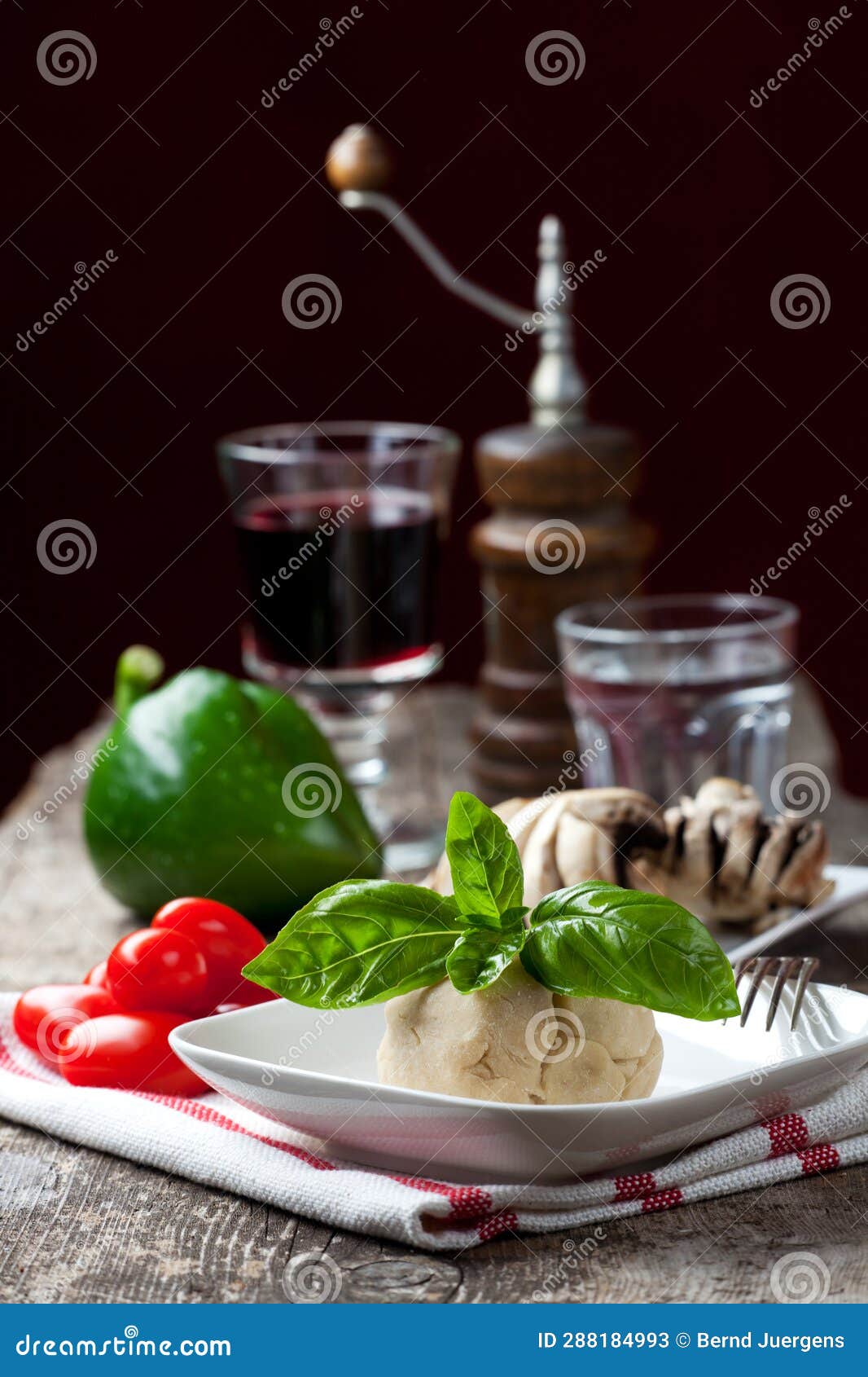 Yeast doug stock image. Image of pepper, flour, kitchen - 288184993
