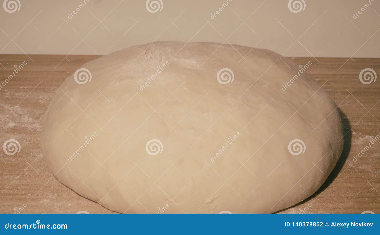 Yeast Dough Rising on the Table, Time Lapse Video Stock Footage - Video ...