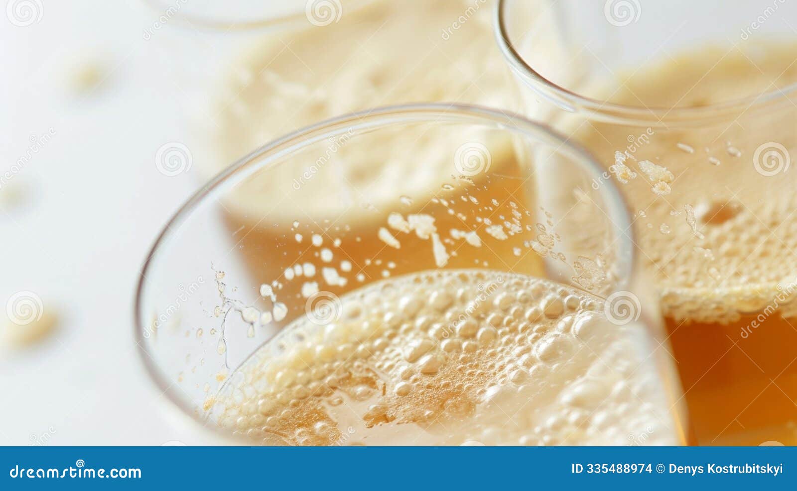 Yeast Fermentation Process in Laboratory Setting Stock Illustration ...