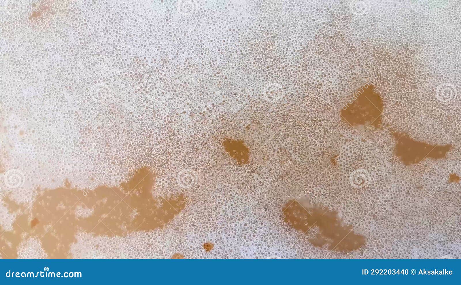 Yeast Fermented As a Background, Closeup Fermentation Process of Yeast ...