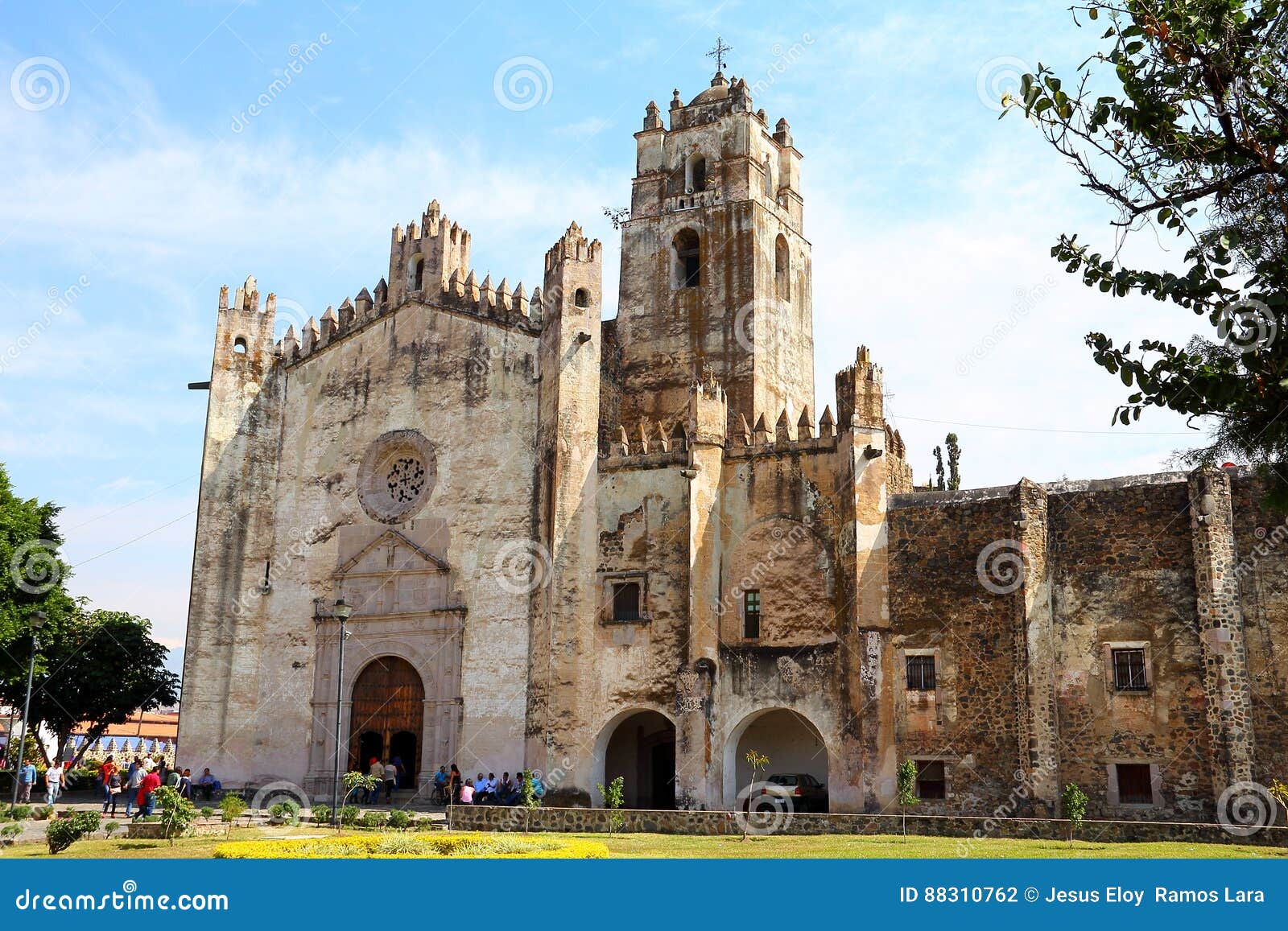 Yecapixtla Convent Near Cuautla Morelos Mexico I Editorial Photography ...