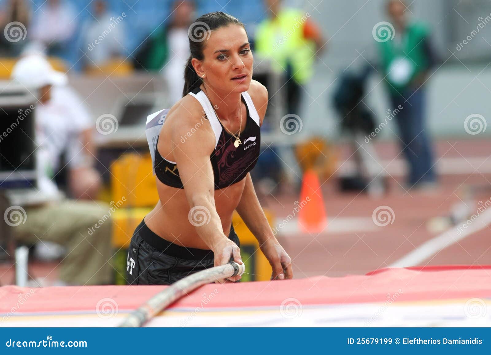 Yelena Isinbayeva - Two-time Olympic Champion, Photographed With ...