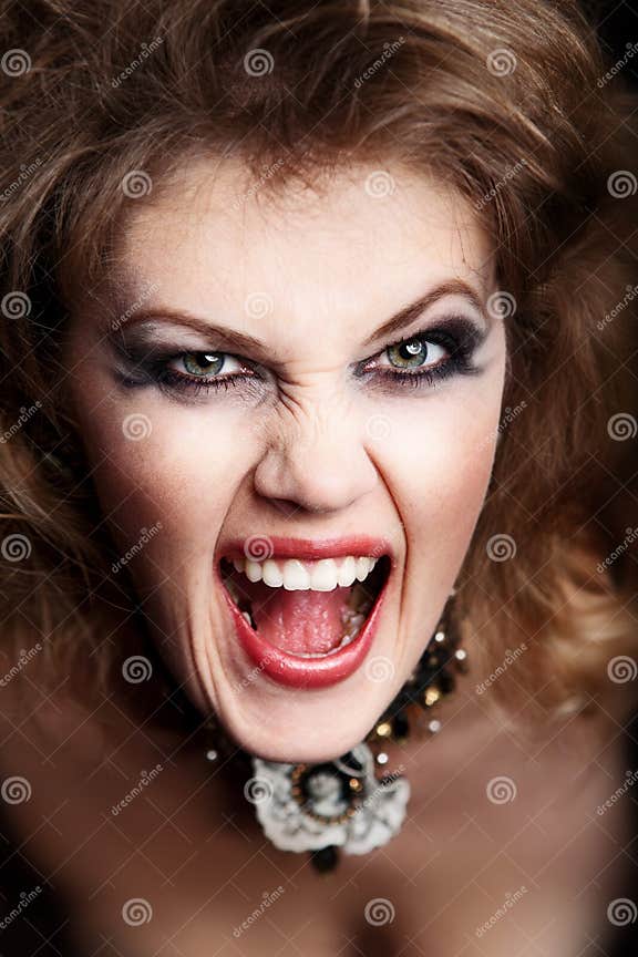 Yell stock photo. Image of despairingly, fright, despair - 16820860