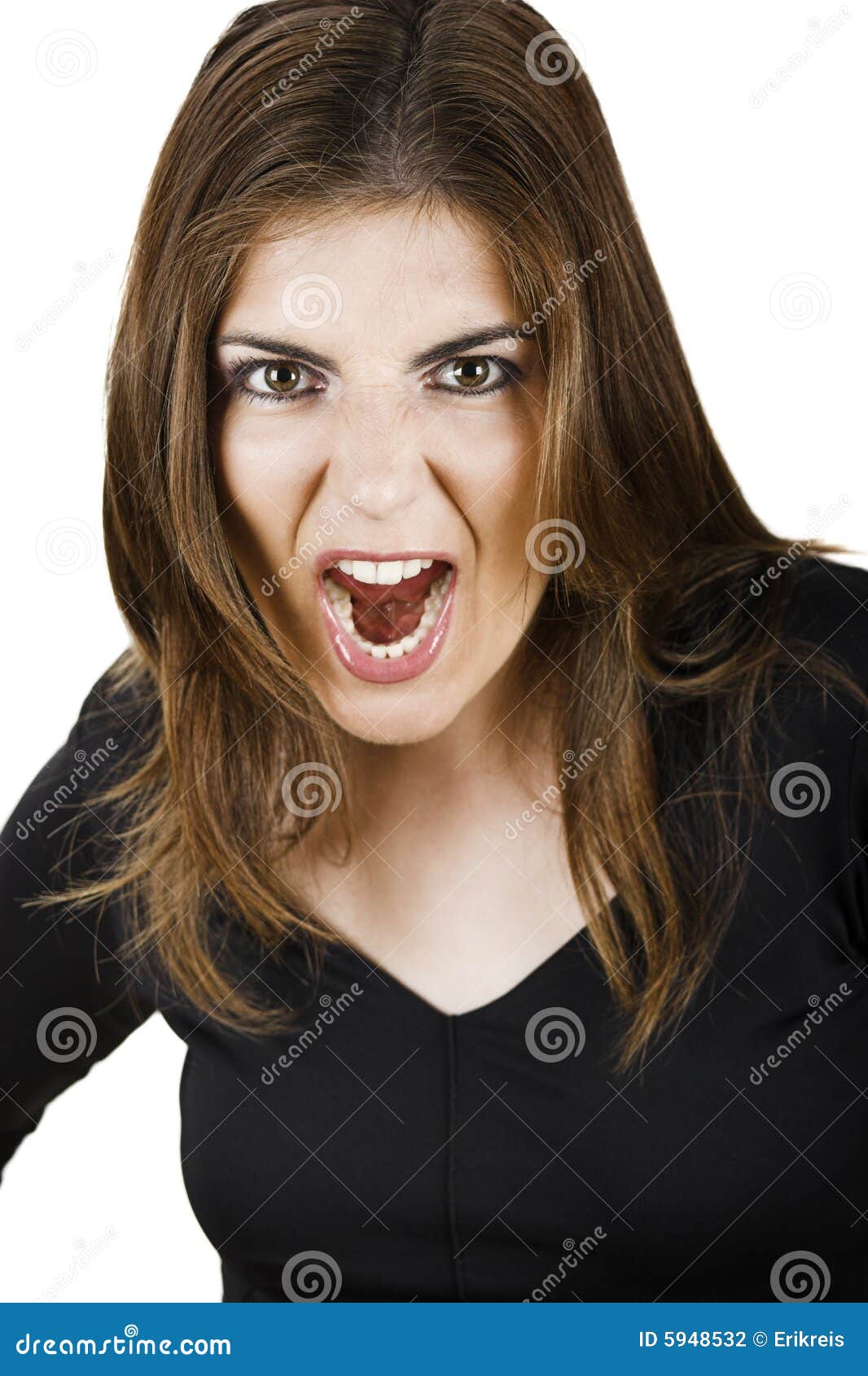 Yelling stock photo. Image of beauty, fresh, attractive - 5948532