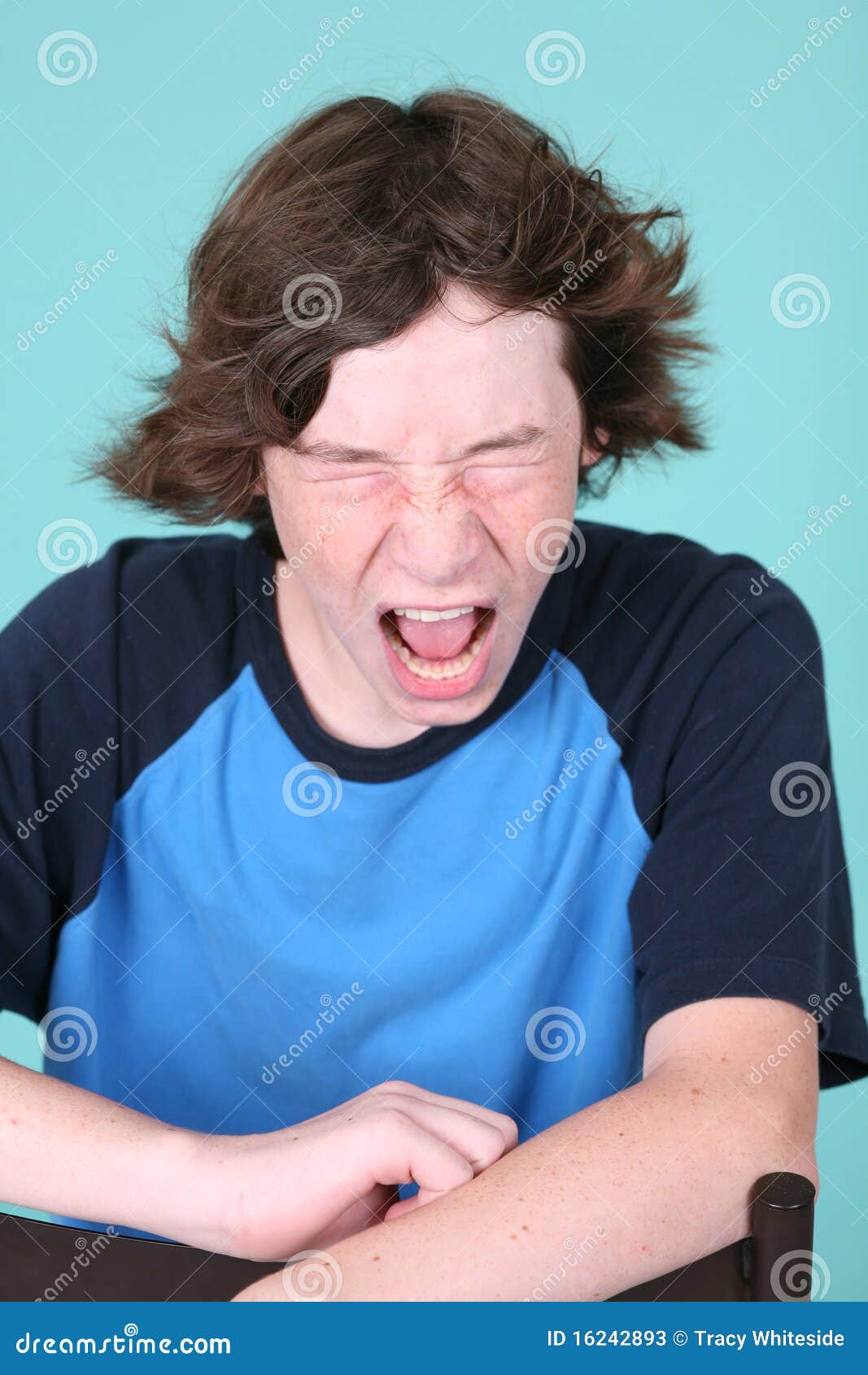 Yelling boy stock image. Image of real, casual, alone - 16242893