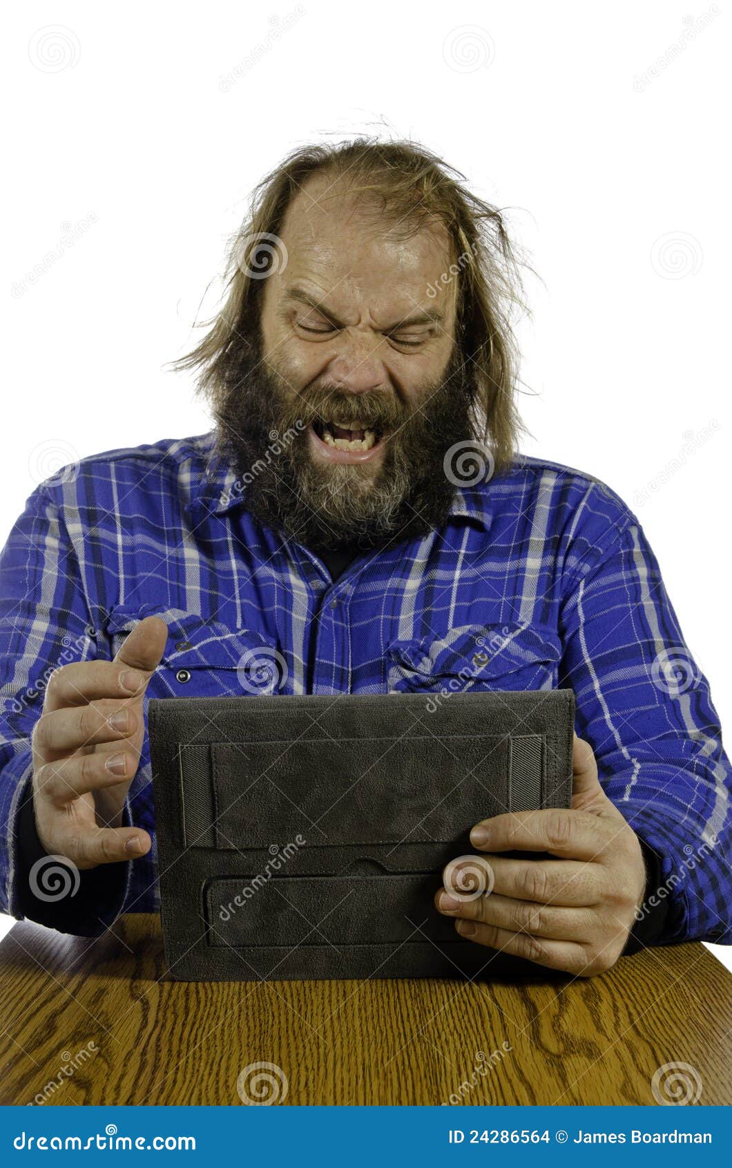 Yelling at a computer stock photo. Image of isolated - 24286564