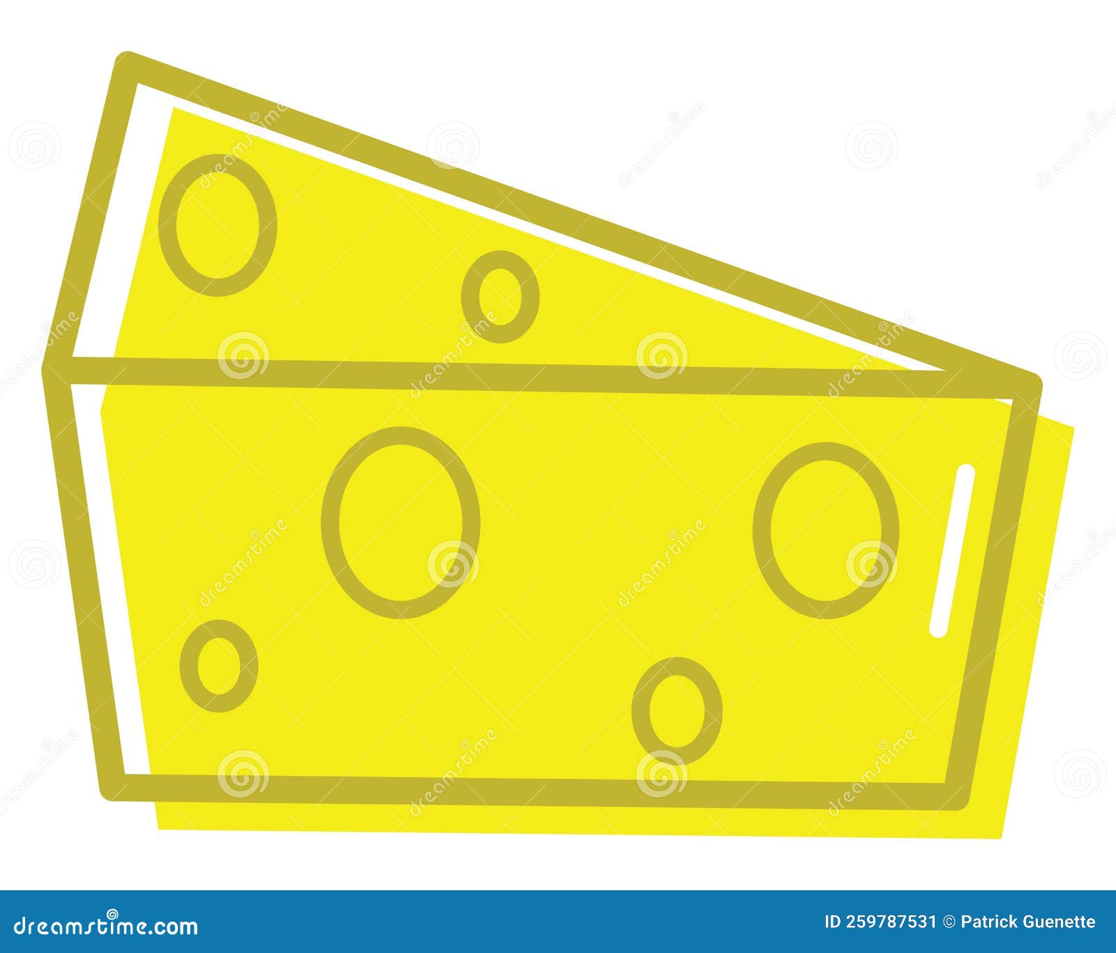 Yello cheese, icon icon stock vector. Illustration of graphic - 259787531