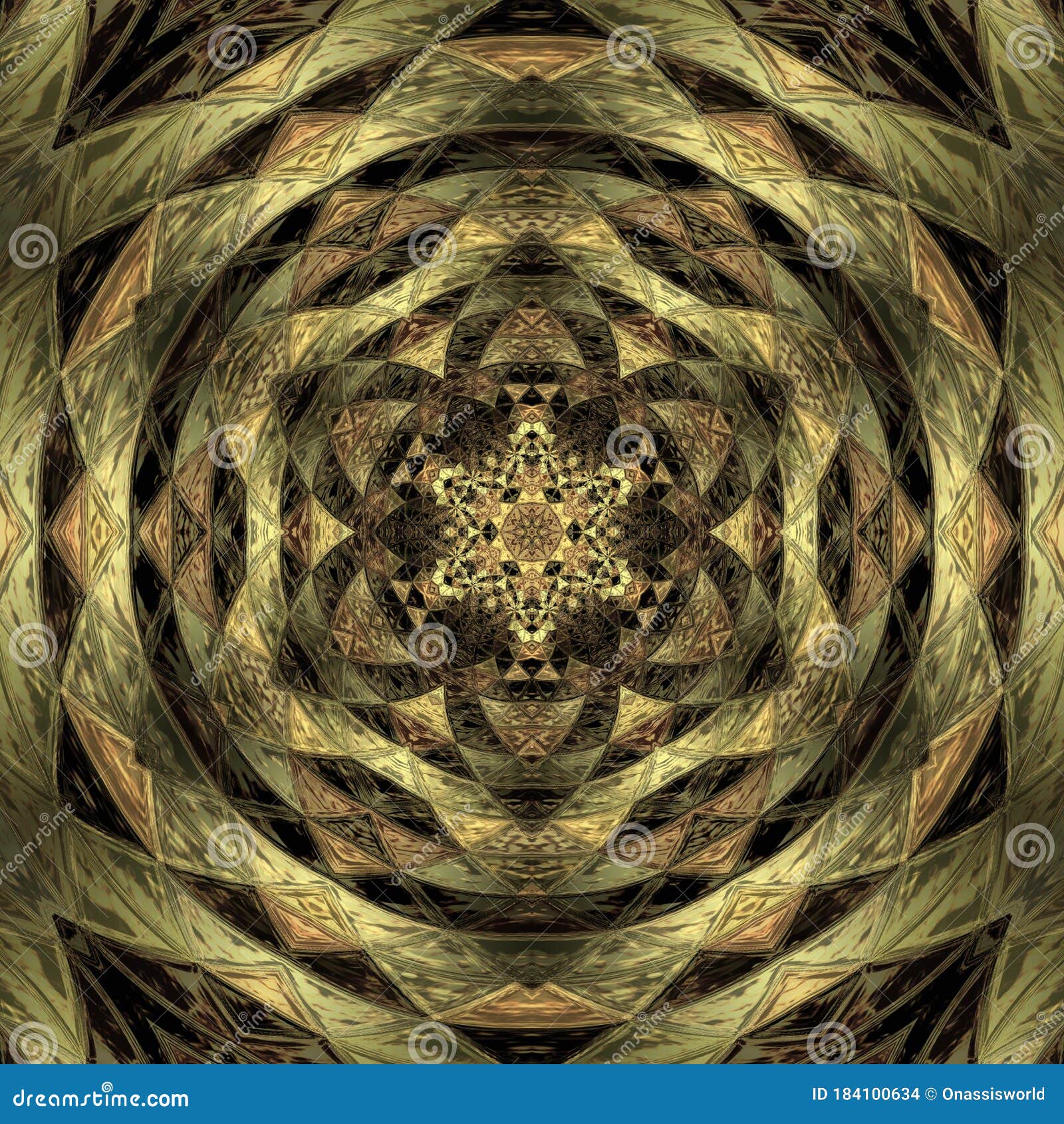 Yello Gold Complex Abstract Background Stock Illustration ...