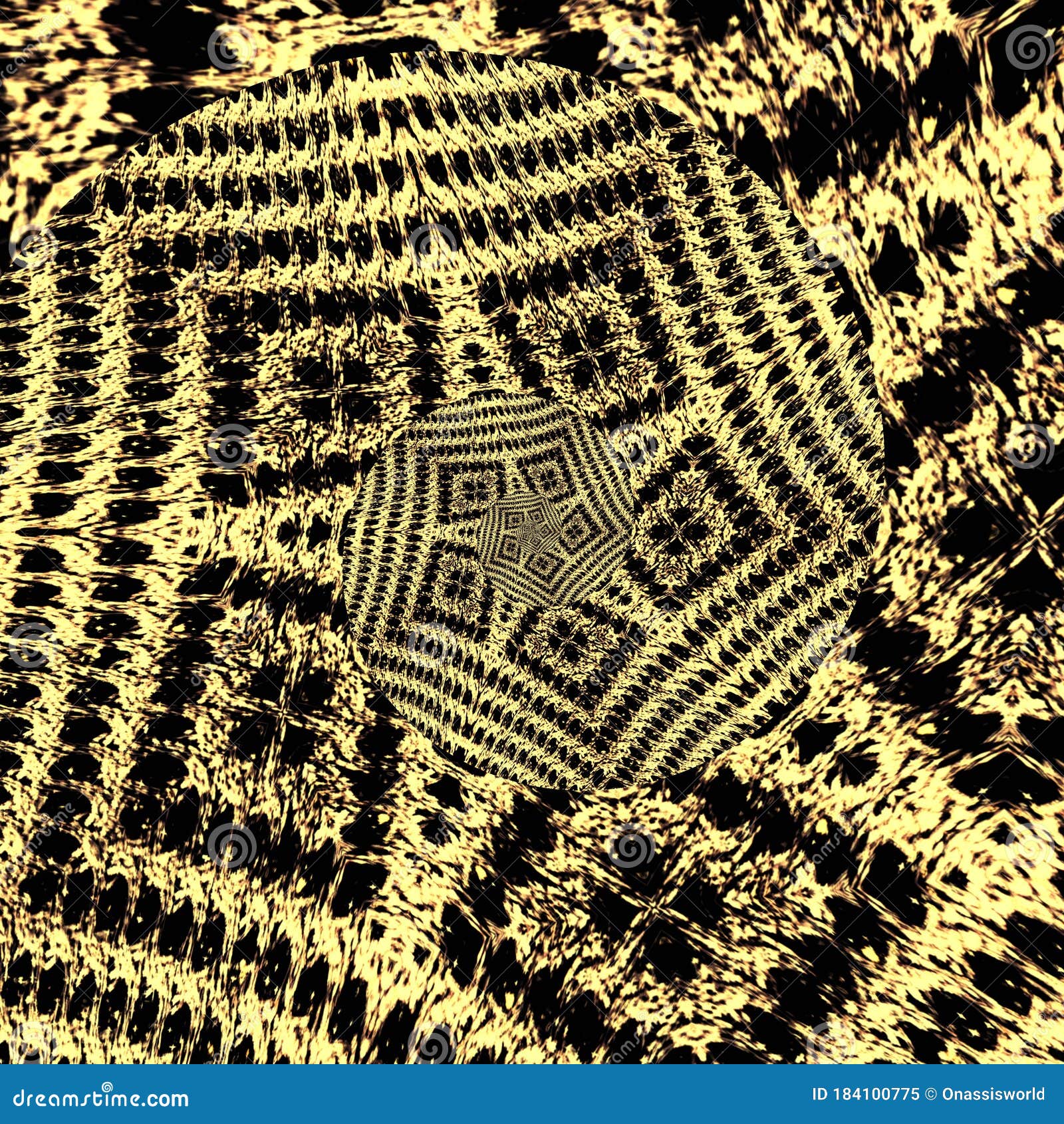 Yello Gold Complex Abstract Background Stock Illustration ...