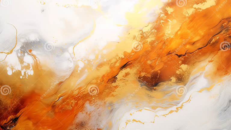 Yellow Abstract Background. the Element of Fire Stock Photo - Image of ...