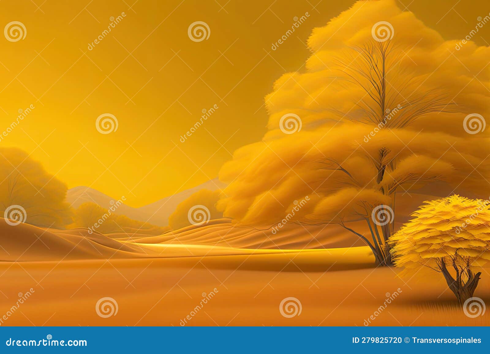 Yellow Abstract Background Illustration Generative AI Art Stock ...