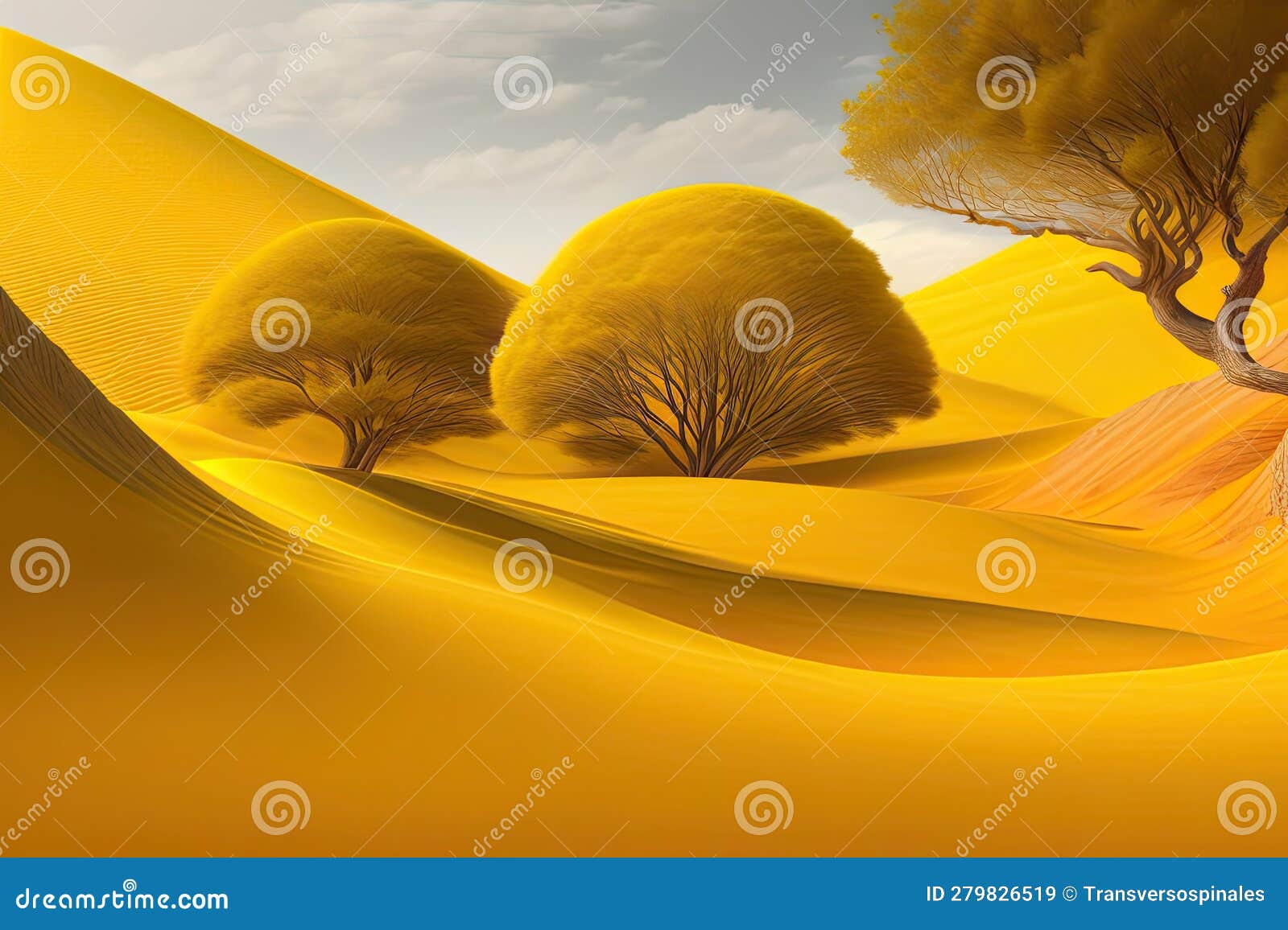 Yellow Abstract Background Illustration Generative AI Art Stock ...