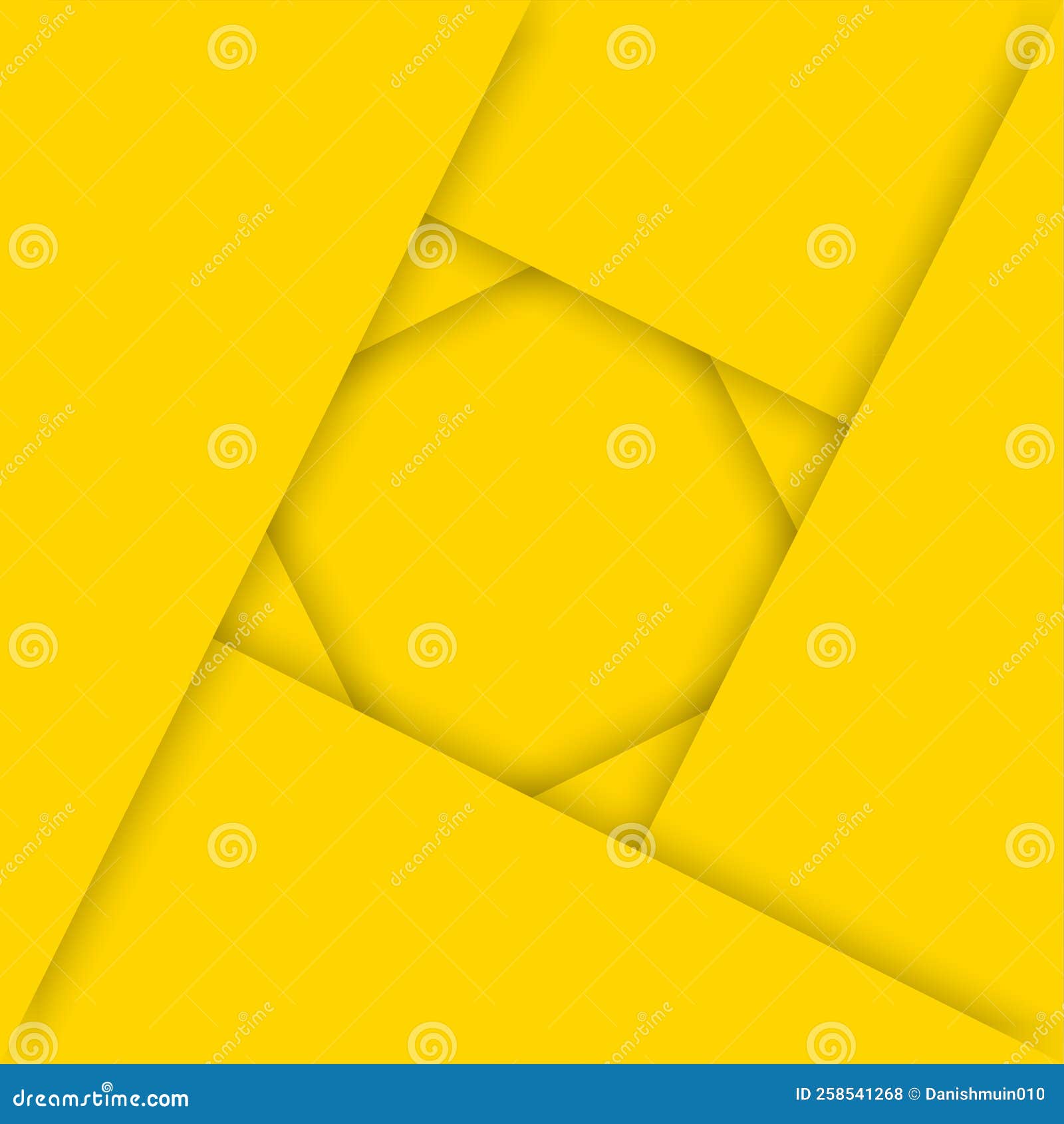 Yellow Abstract Background with Shadow and Lines Stock Illustration ...