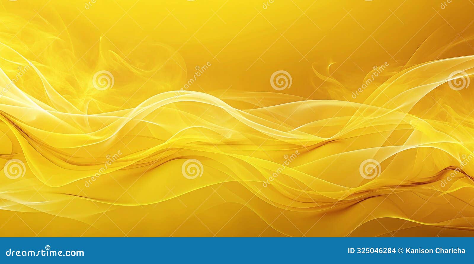 Yellow Abstract Background Smoke Translucent Waves AI-Created Content ...