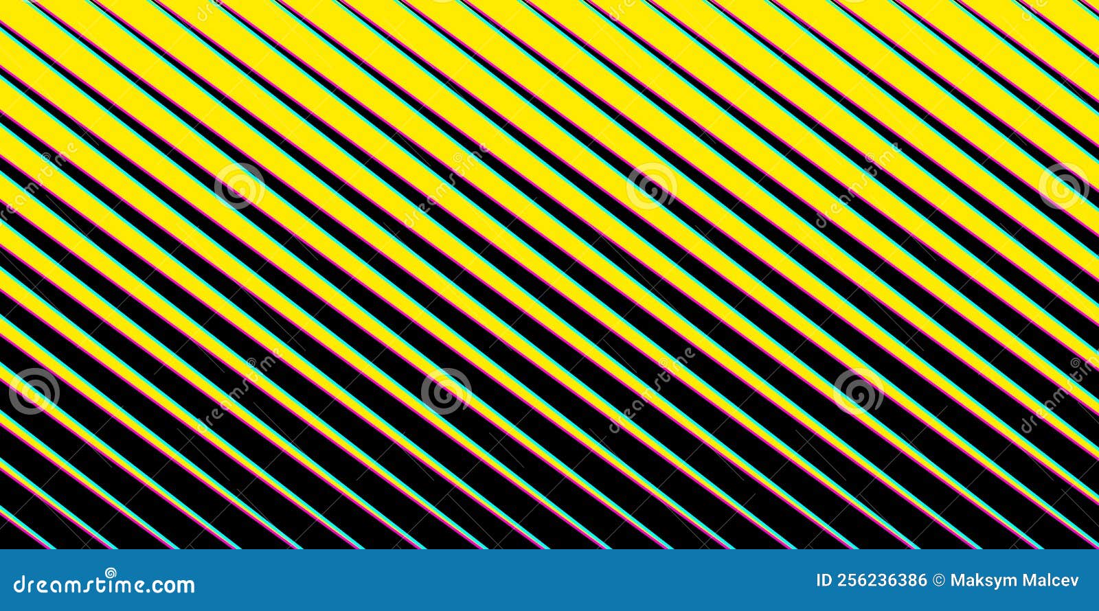Yellow Abstract Background, Texture with Neon Diagonal Lines, Vector ...