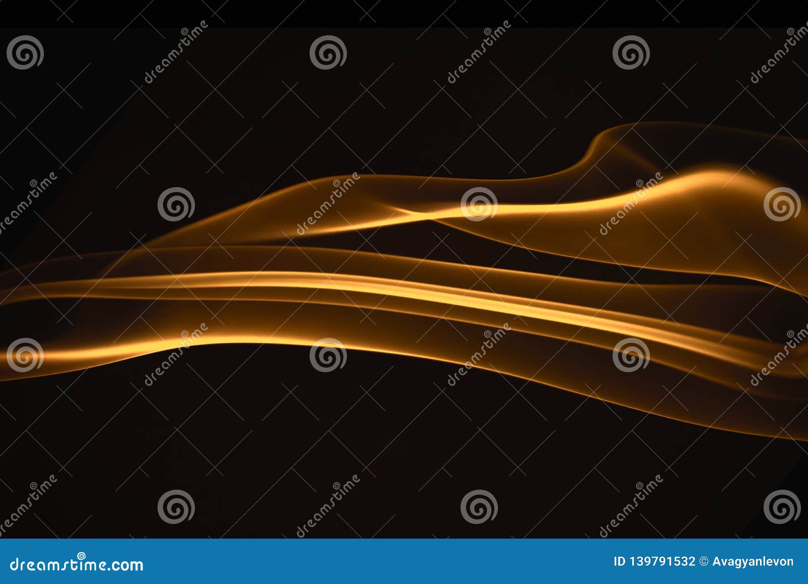 Yellow Abstract Curves stock photo. Image of light, shape - 139791532