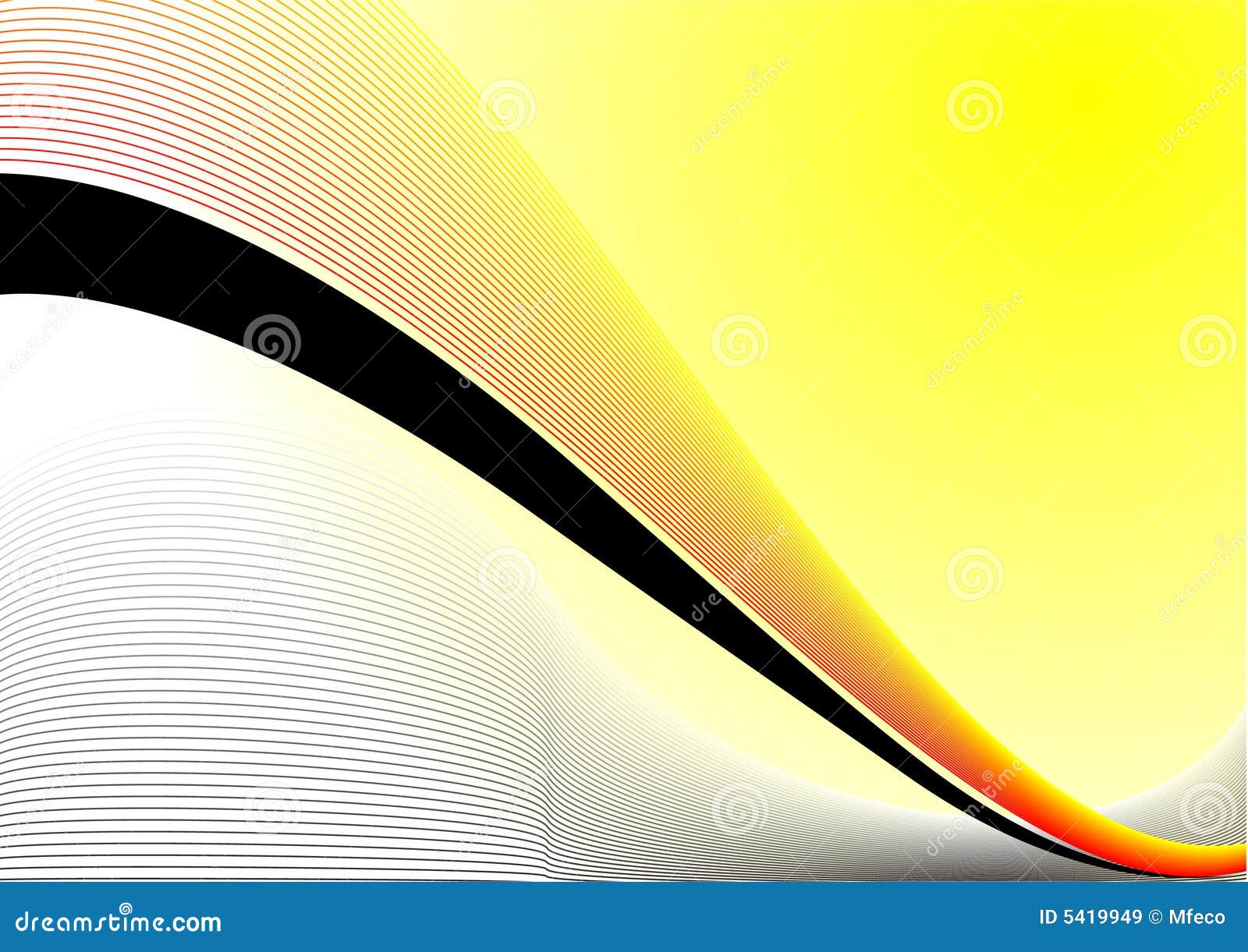 Yellow abstract design stock vector. Illustration of background - 5419949