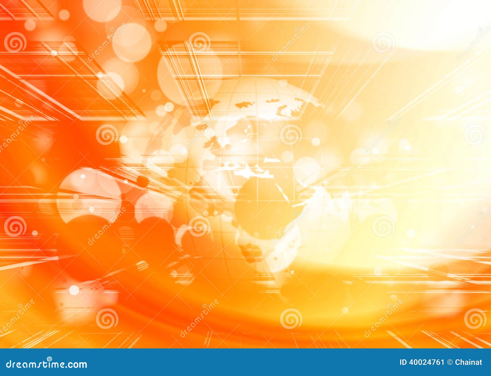 Yellow Abstract Futuristic Background Stock Illustration - Illustration ...