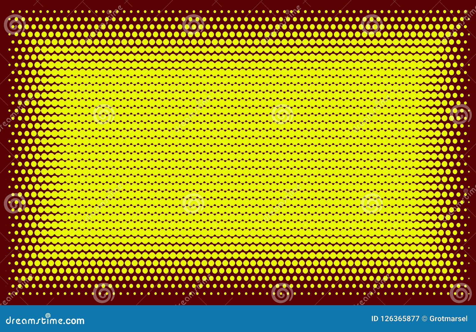 Yellow Abstract Futuristic Halftone Pattern. Comic Background Stock ...