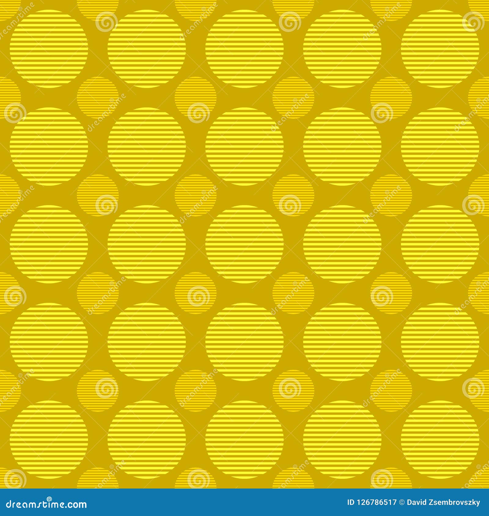 Yellow Abstract Circle Pattern Background - Vector Illustration Stock ...