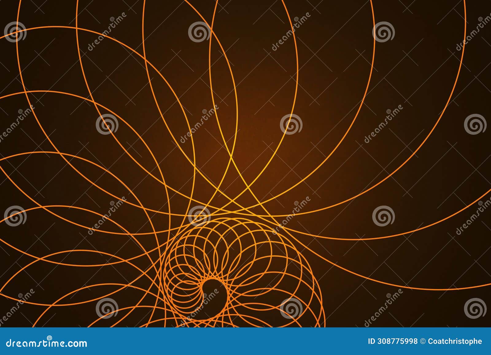 Yellow Abstract Geometry Line Art Stock Illustration - Illustration of ...