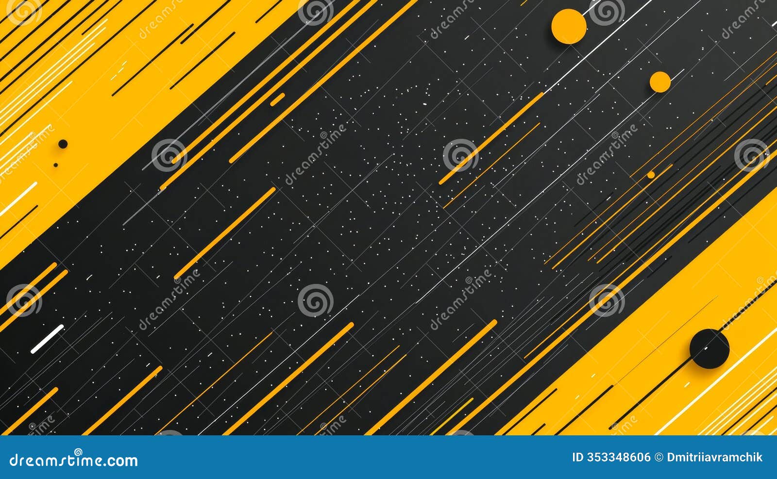 Yellow Abstract Lines Background Modern Illustration Stock Photo ...