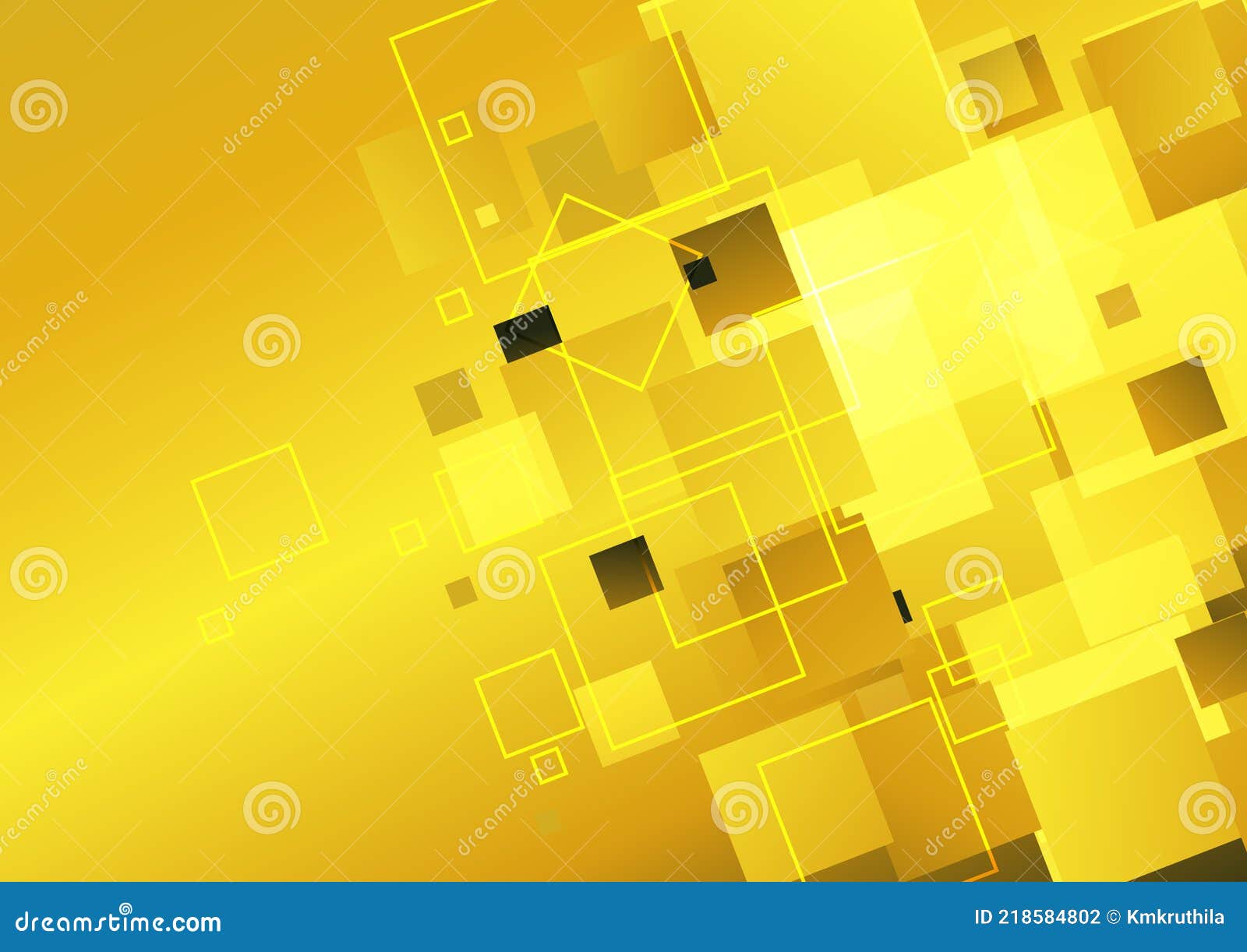 Yellow Abstract Modern Square Background Vector Art Stock Vector ...