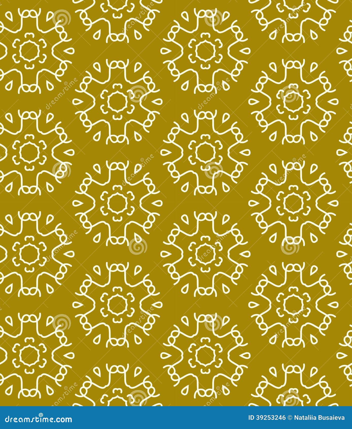 Yellow Abstract Seamless Pattern Stock Illustration - Illustration of ...