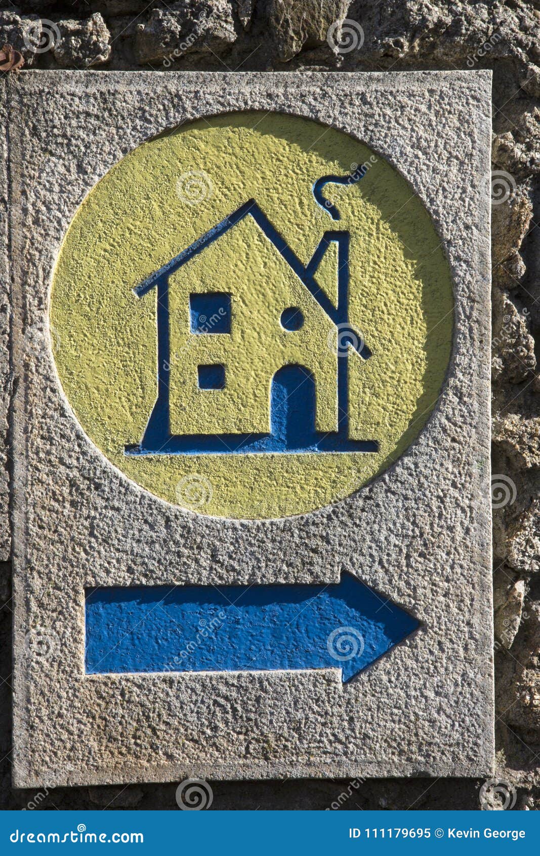 Yellow Accommodation, Symbol Stock Image - Image of yellow, sign: 111179695