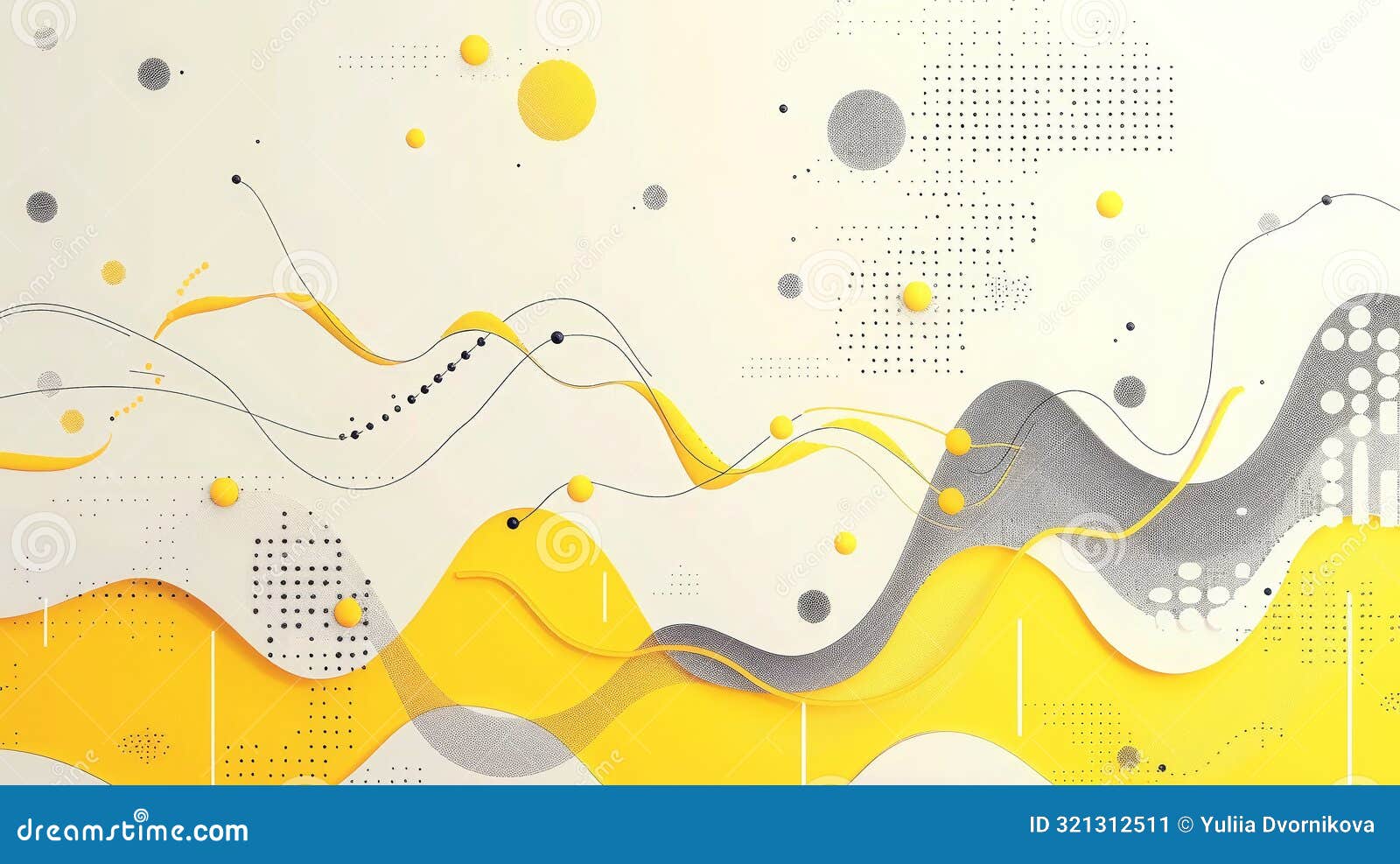 Yellow Aesthetic Background of Digital Data Chart Analytics. Business ...