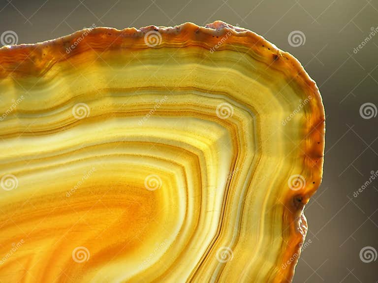 Yellow agate slices stock image. Image of slice, geology - 3657725