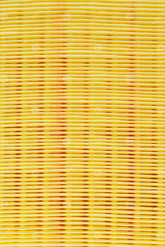 Yellow Air Filter for Car Engine Stock Image - Image of ecological ...