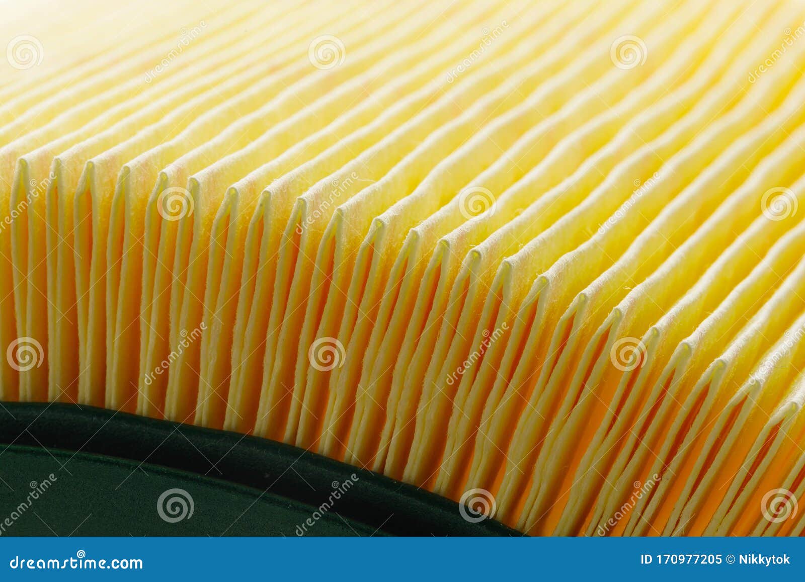 Yellow Air Filter for Car Engine Stock Image - Image of defence ...