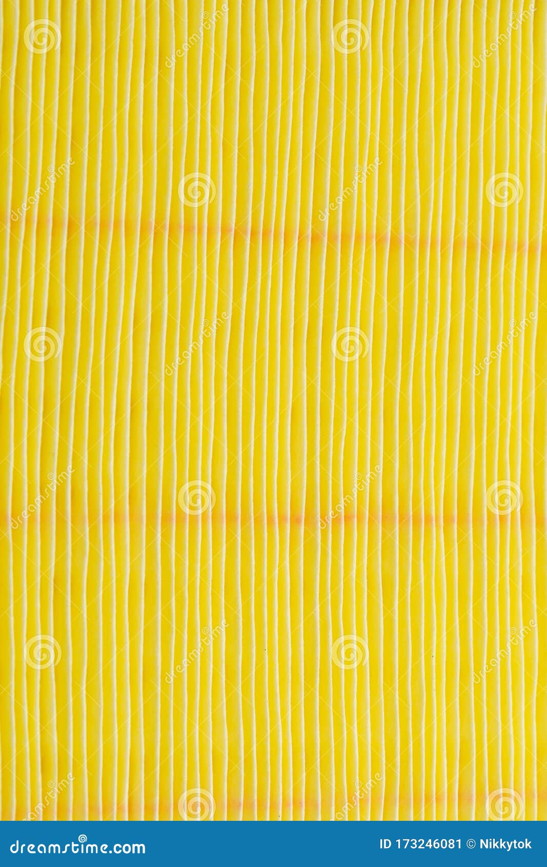 Yellow Air Filter for Car Engine Stock Image - Image of cleaner, flow ...