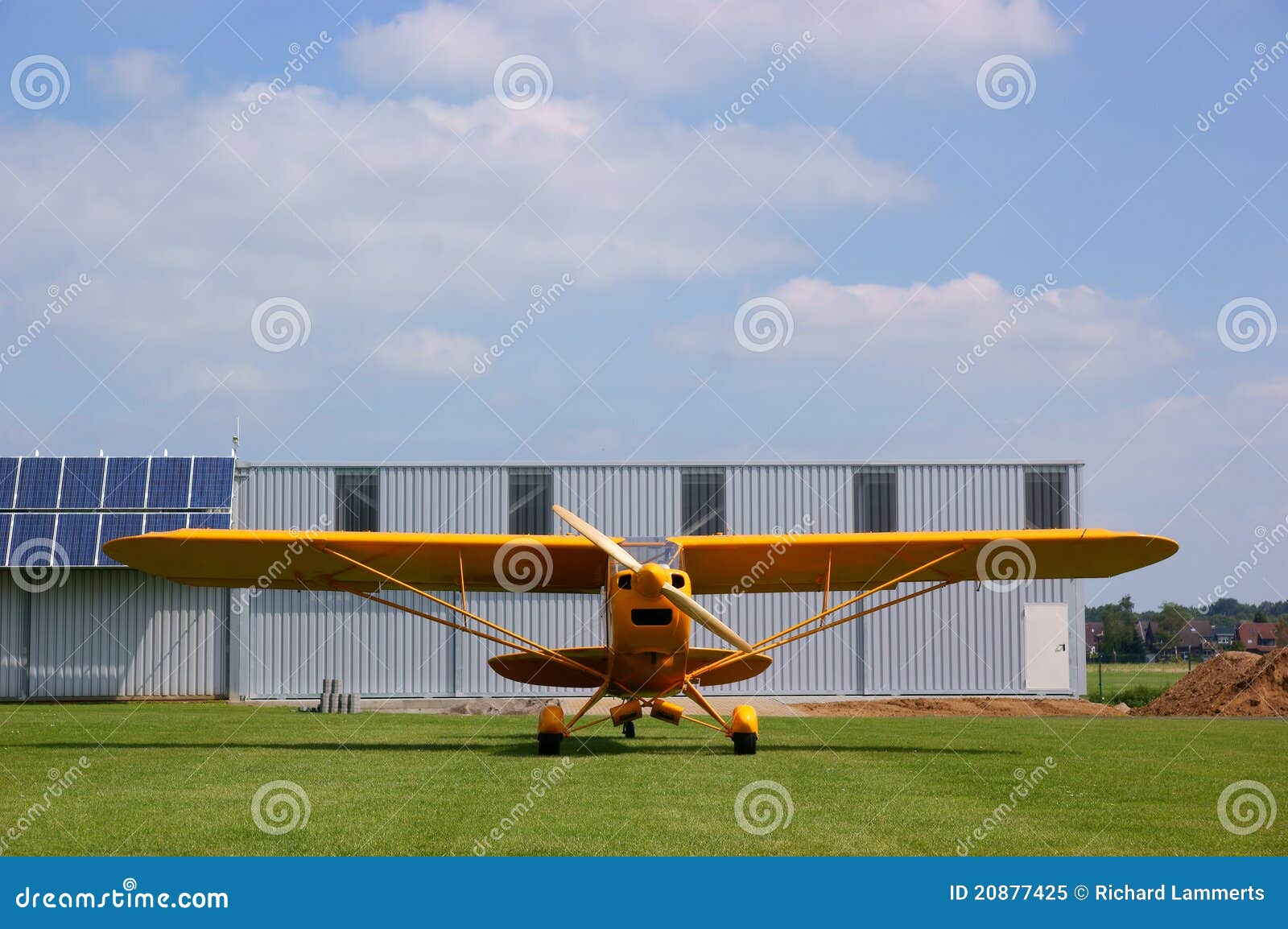 Yellow Airplane Royalty-Free Stock Photography | CartoonDealer.com ...