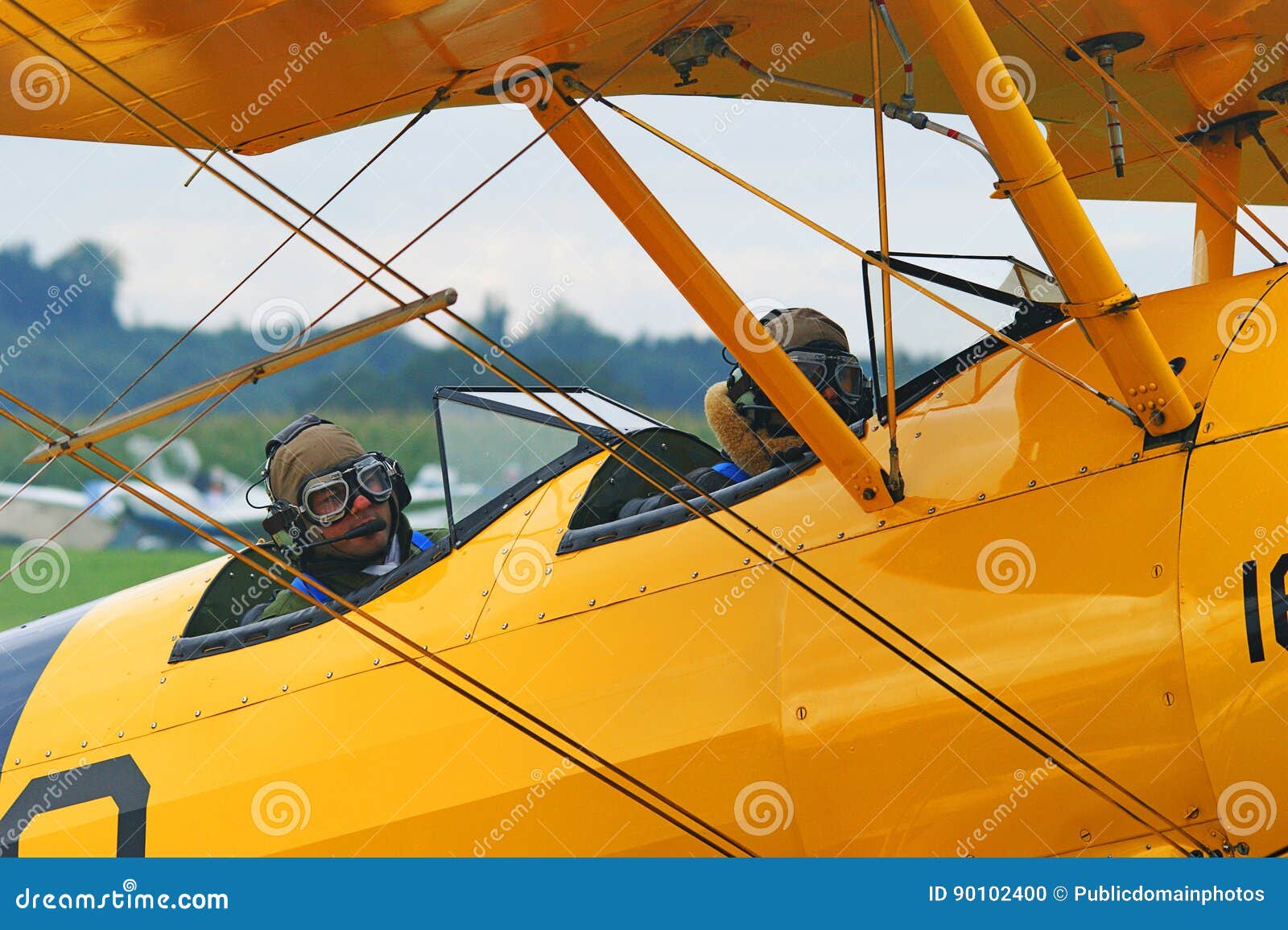 Yellow, Airplane, Aircraft, Aviation Picture. Image: 90102400