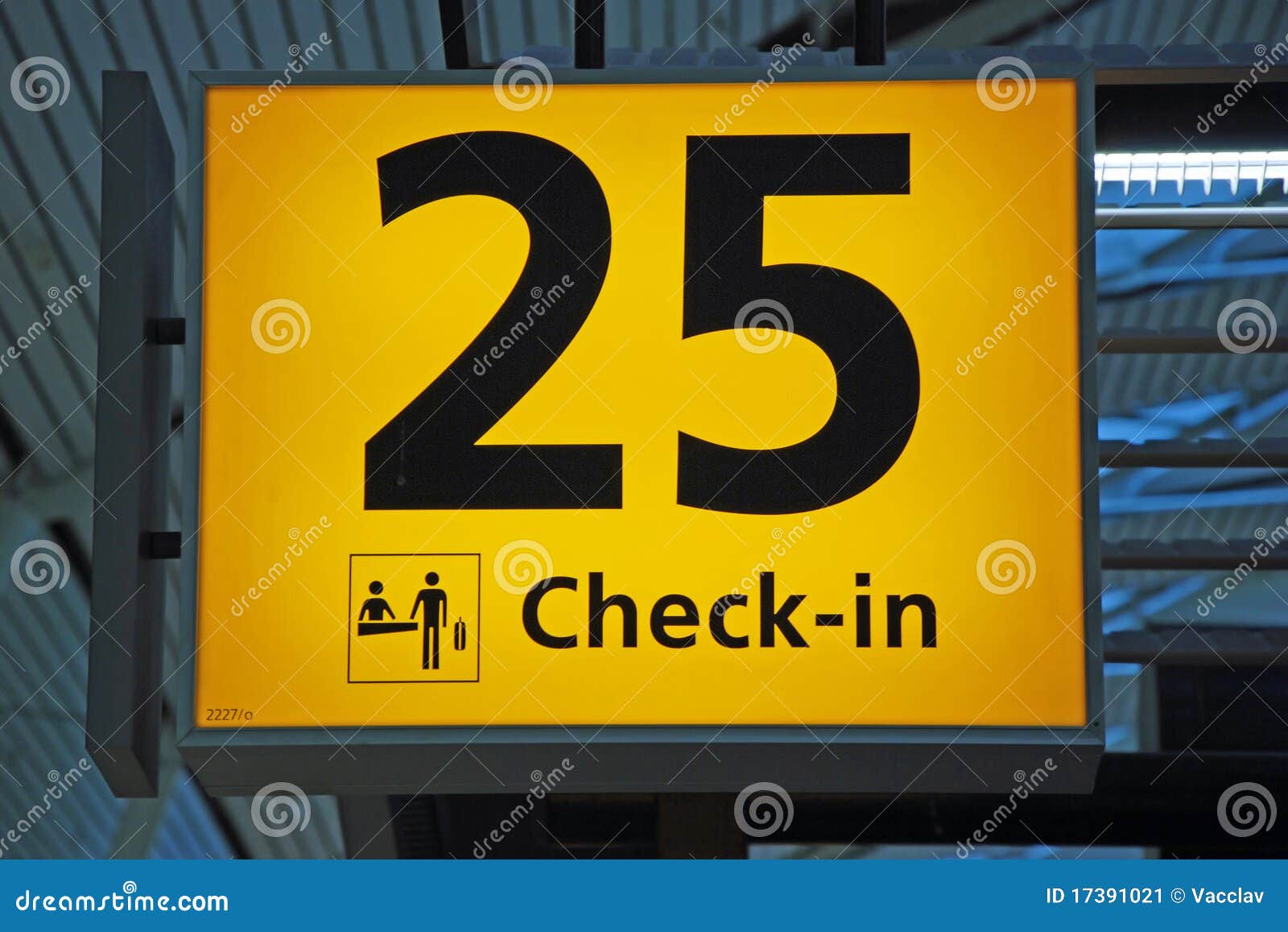 Yellow Airport Direction Check-in Sign Stock Image - Image of corner ...