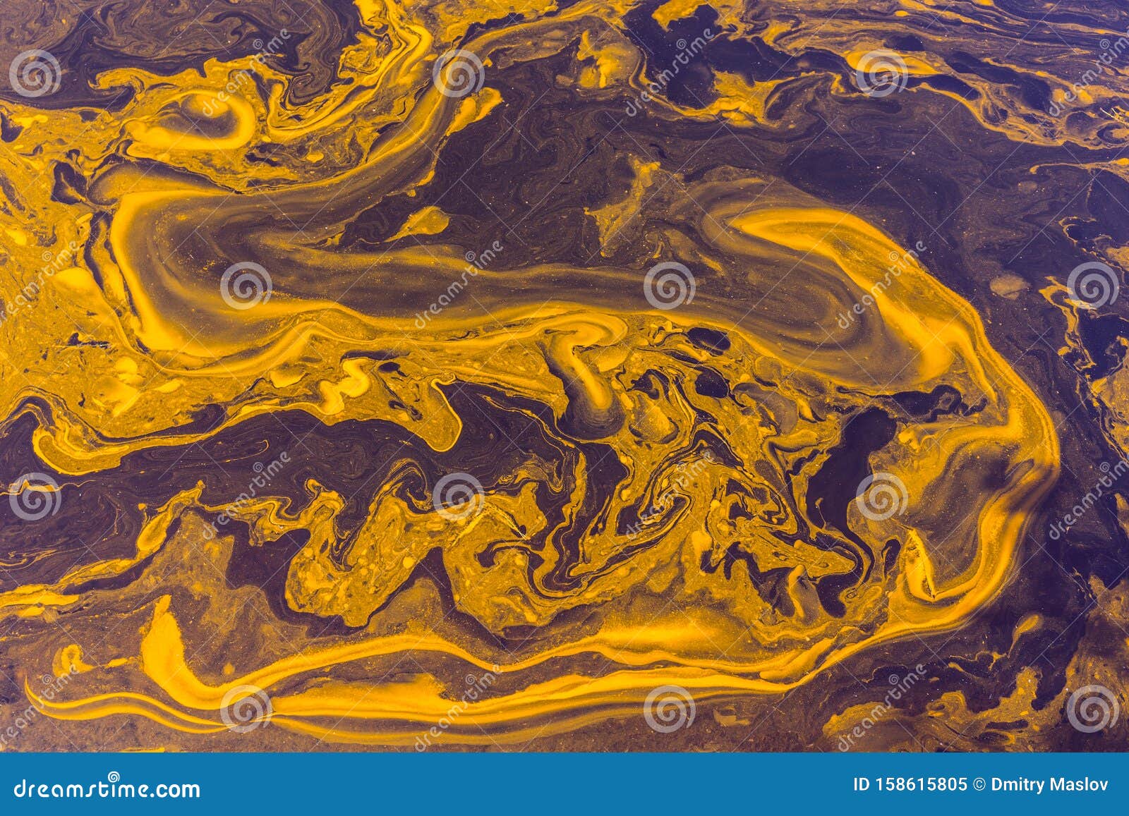 Yellow algae close up stock image. Image of view, water - 158615805