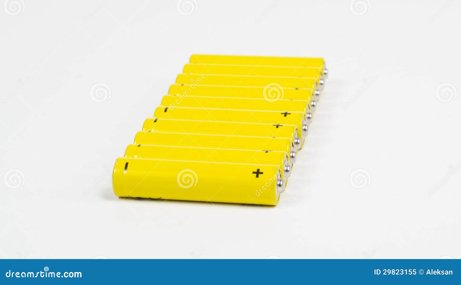 Yellow Alkaline Batteries... Stock Image - Image of fuel, current: 29823155